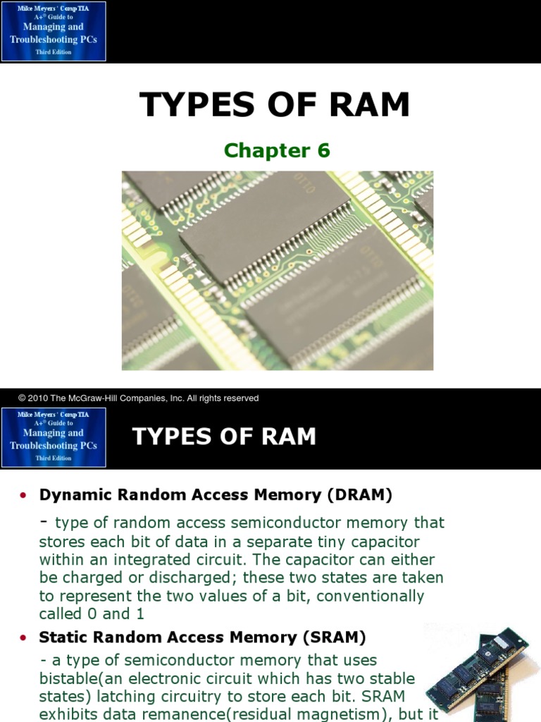 Types of Ram: Managing and Troubleshooting Pcs | Download Free PDF | Dynamic Random Access ...