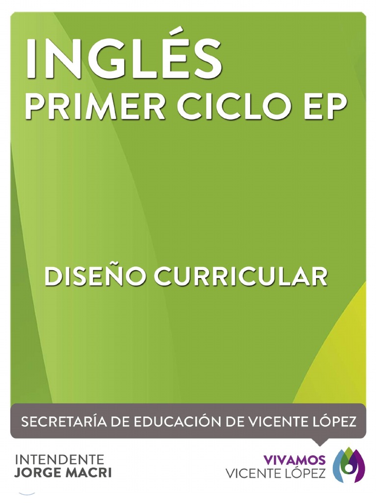 Diseno Curricular Ingles Primaria | PDF | Educación primaria | Aprendizaje
