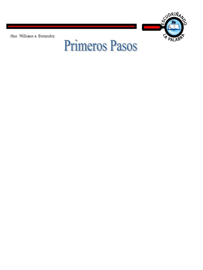 Mis Primeros Pasos | PDF | Dios | Jesús