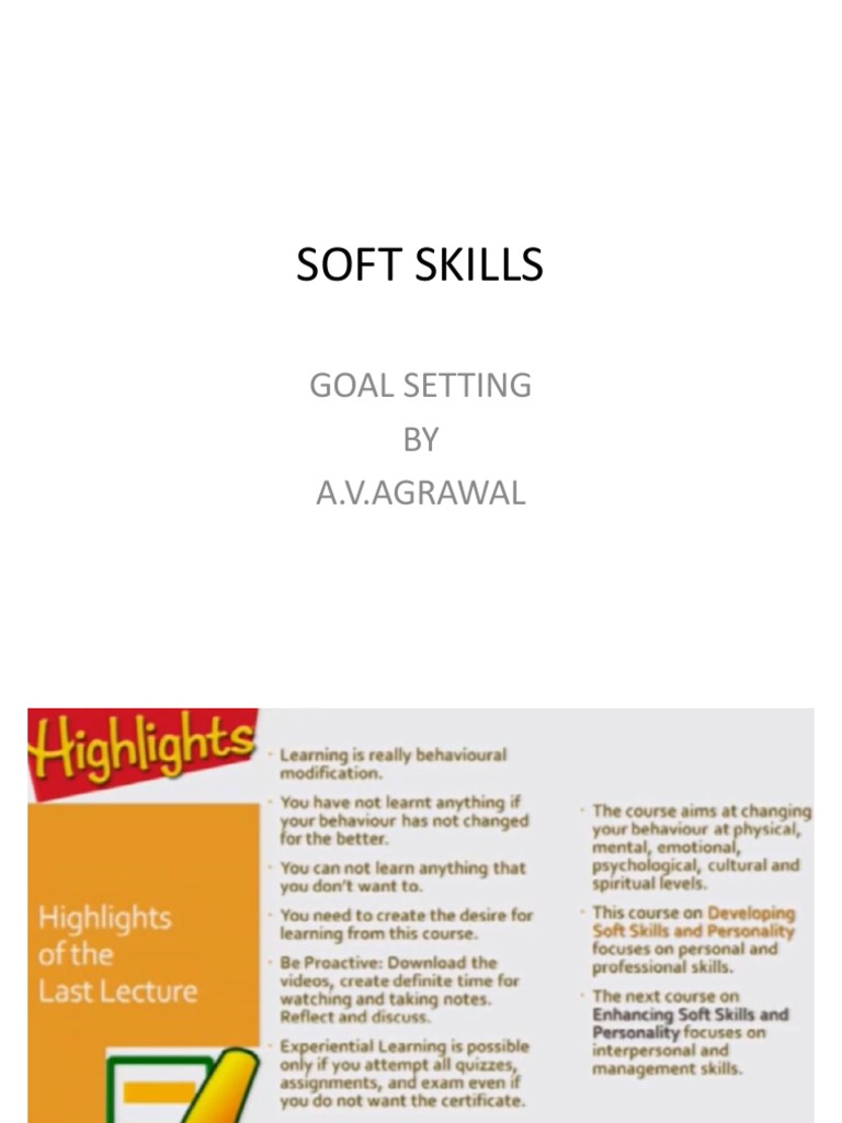 Soft Skills Module 1 | PDF