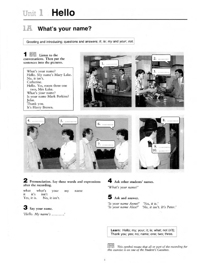 The New Cambridge English Course Level 1 - Student Book PDF | PDF