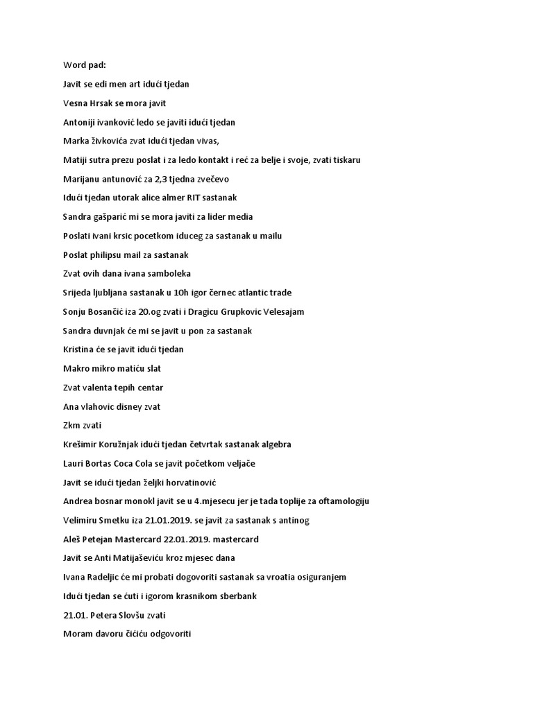 Word Pad | PDF