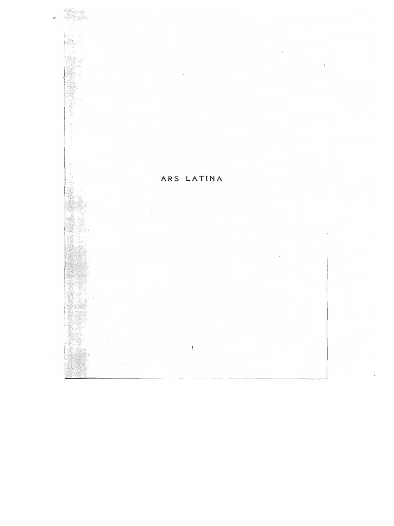 Ars Latina. Gramática PDF | PDF