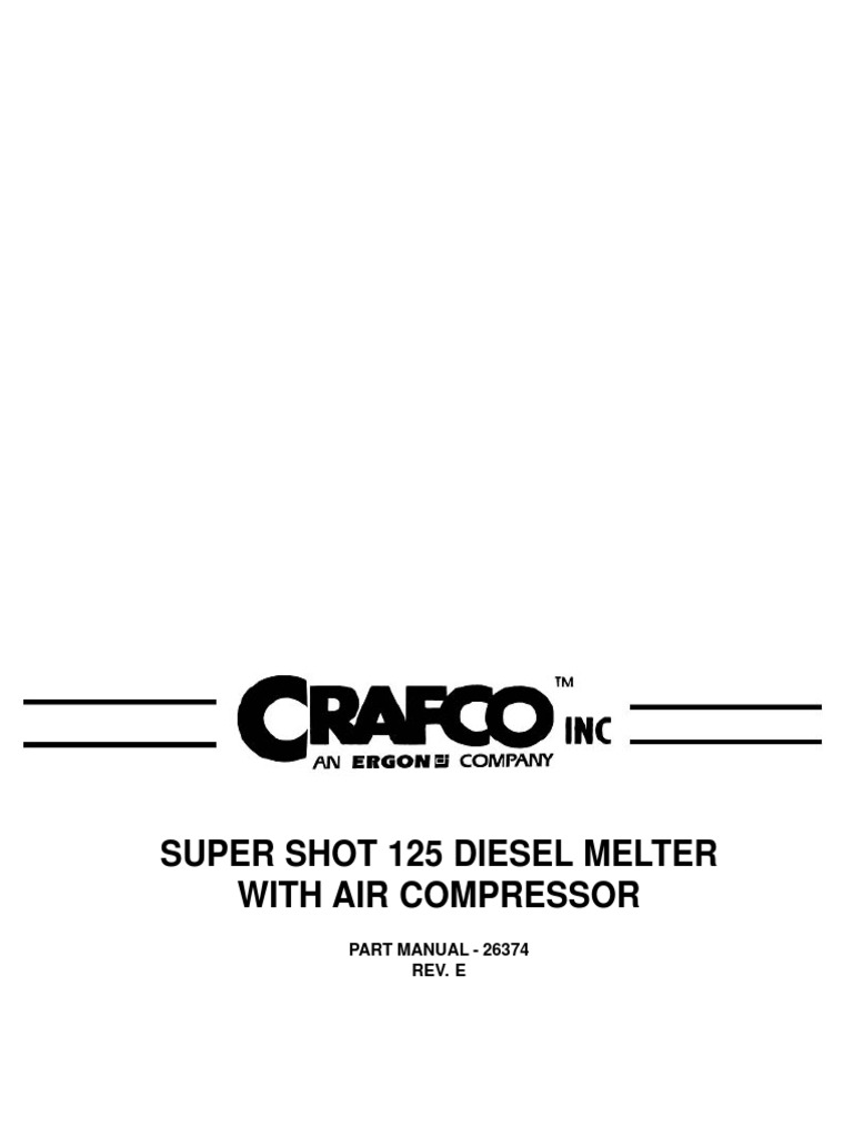 Crafco | PDF | Motor Oil | Valve