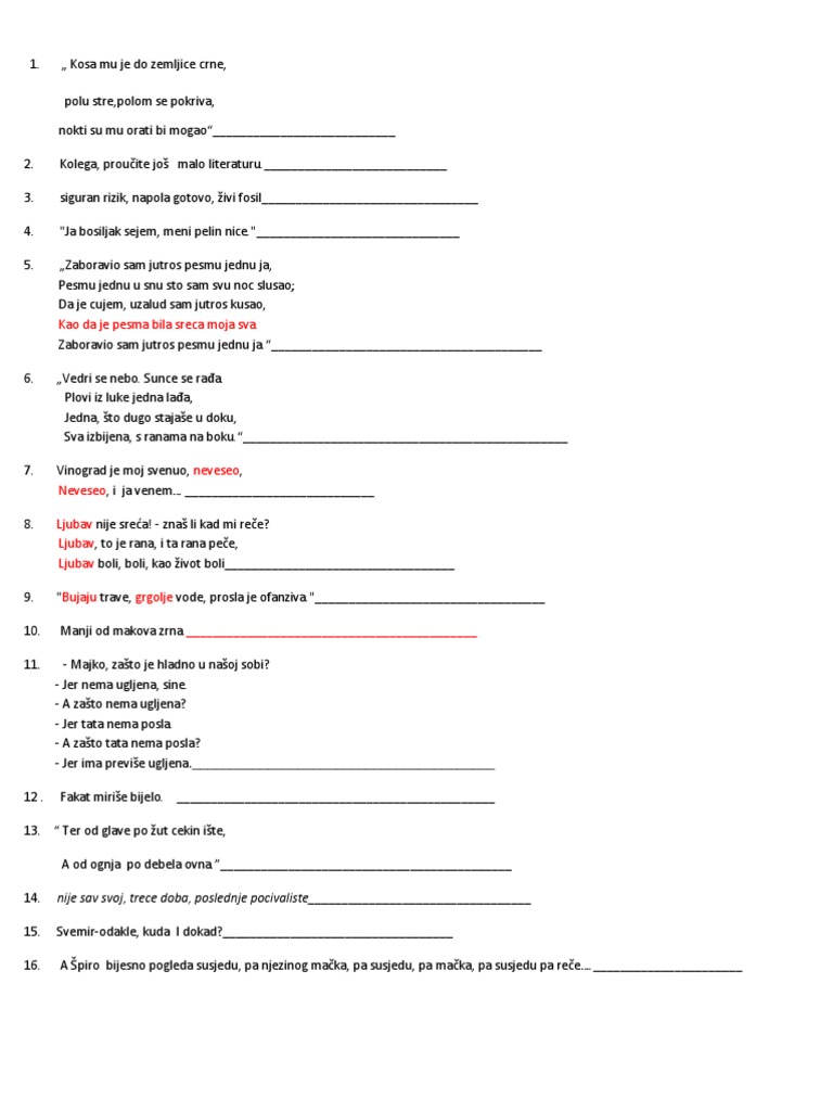 3.stilske Figure Vježba | PDF