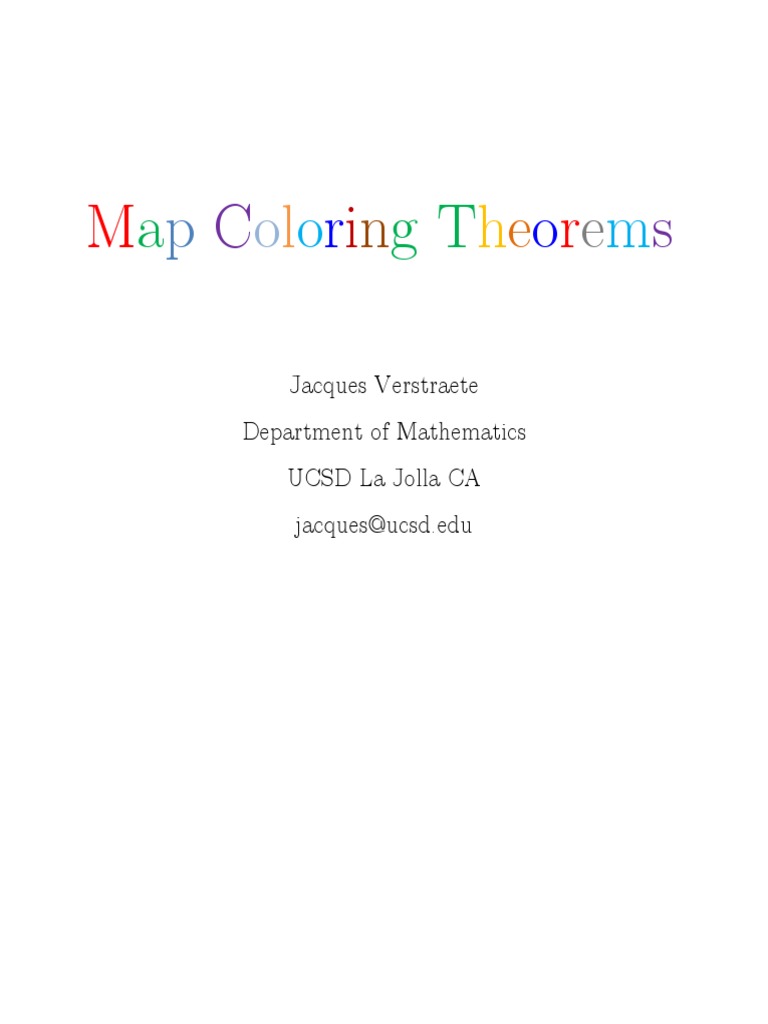 Jacques Verstraete Department of Mathematics Ucsd La Jolla Ca Jacques ...