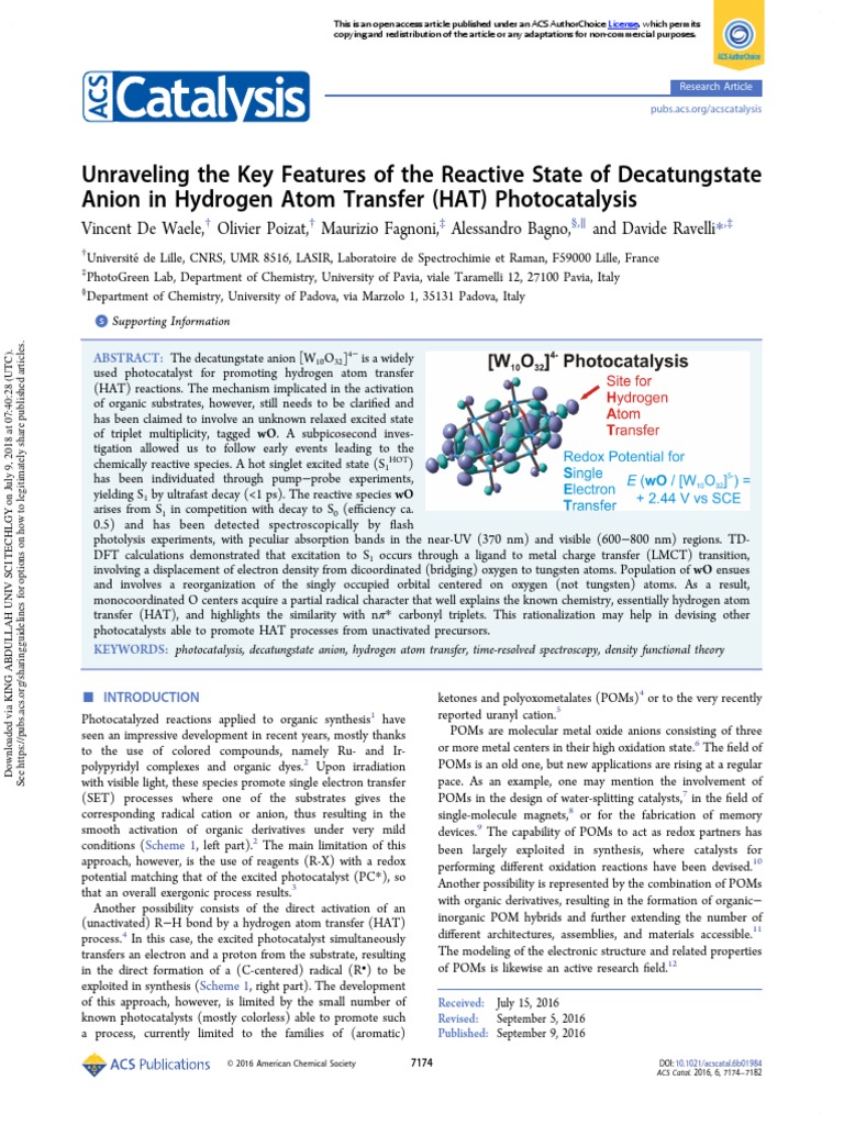 Tungsten | PDF | Chemical Reactions | Absorption Spectroscopy