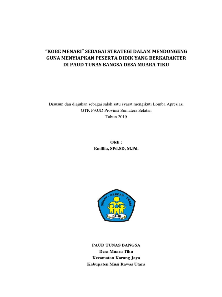 Cover Karya Nyata Paud | PDF