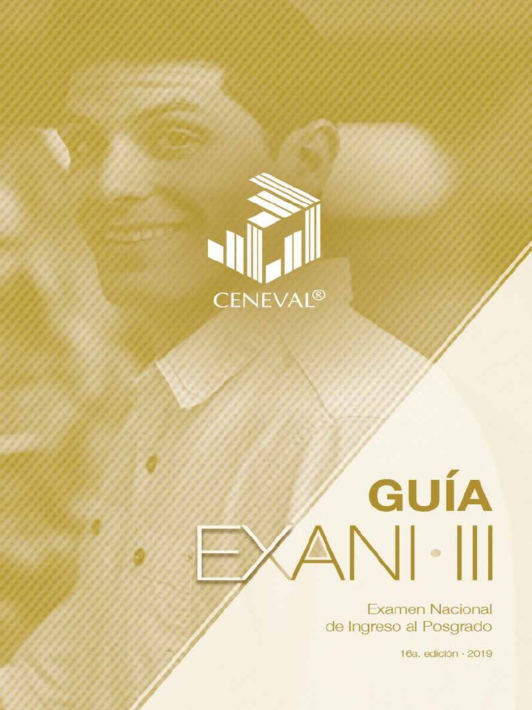Guia Exani-III 16aed | PDF | Prueba (evaluación) | Verbo