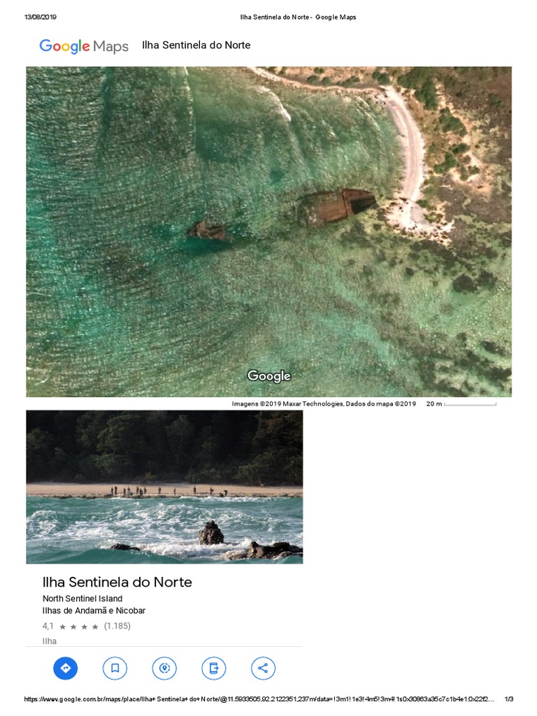 Ilha Sentinela Do Norte - Google Maps | PDF