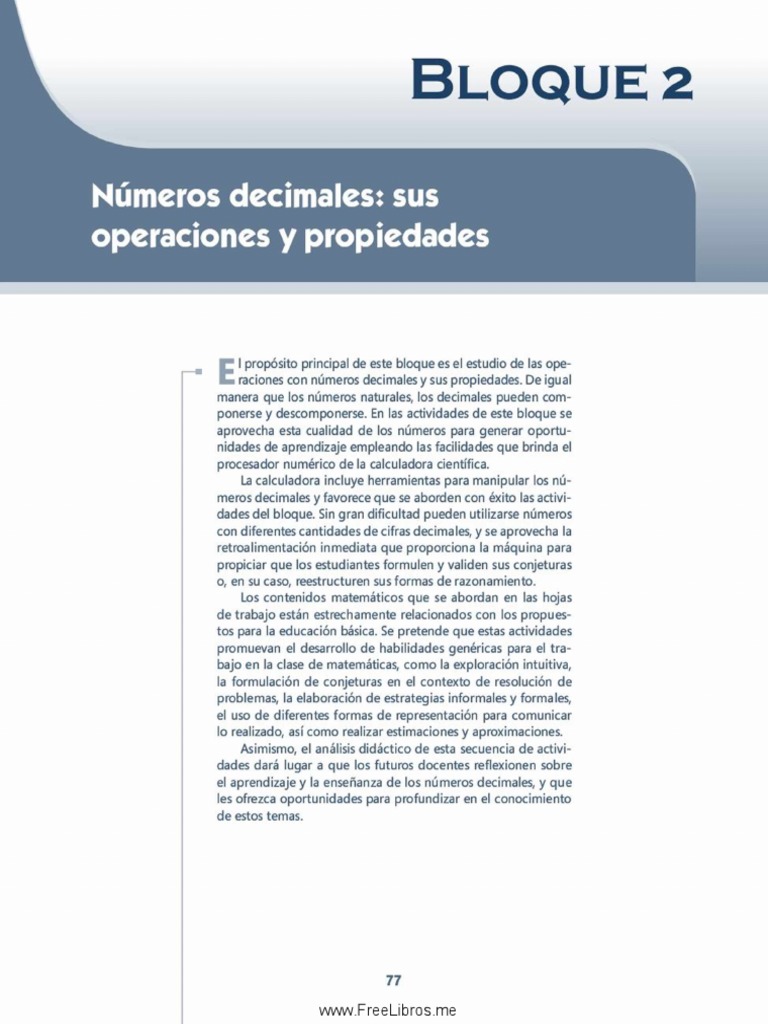 Loque: Números Decimales: Sus Operaciones y Propiedades | Descargar gratis PDF | Kilogramo ...