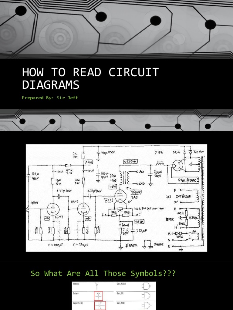 How To Read Circuit Diagrams | Download Free PDF | Bipolar Junction ...