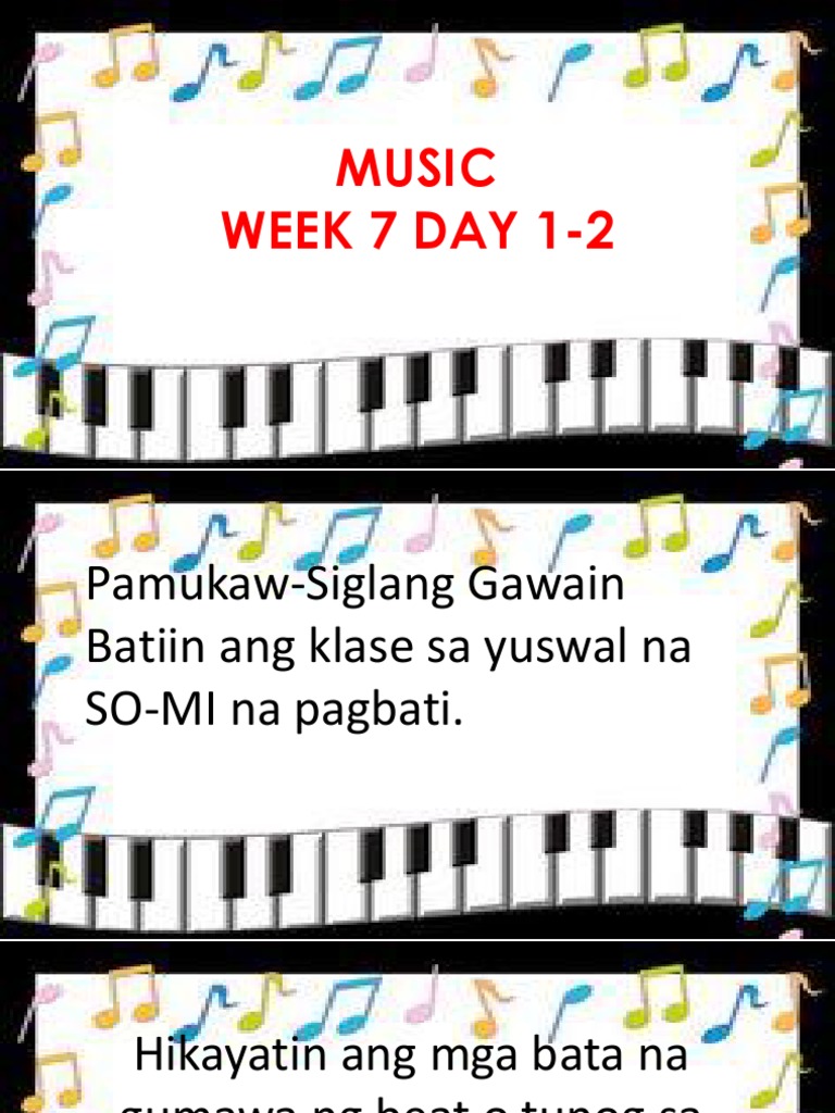 Week 7 Mapeh Day 1-5 | PDF