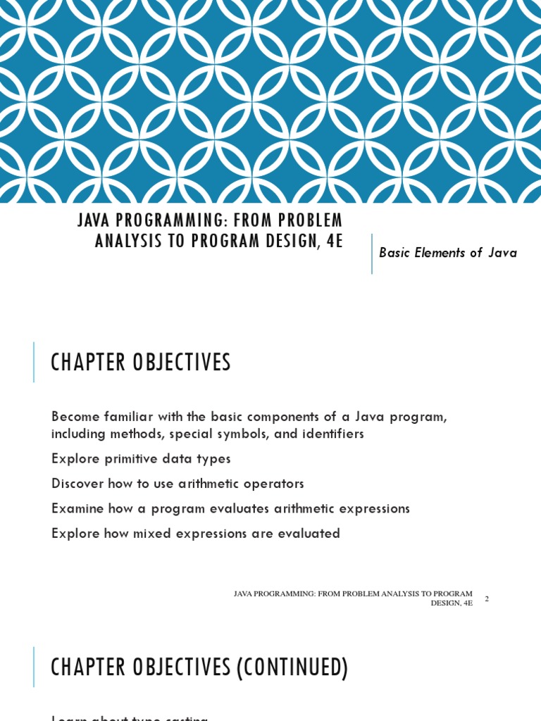 Basic Elements of Java | PDF | Data Type | Programming Language