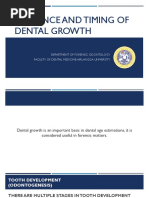 Teeth Eruption and Calcification Chart | PDF | Tooth | Human Head And Neck