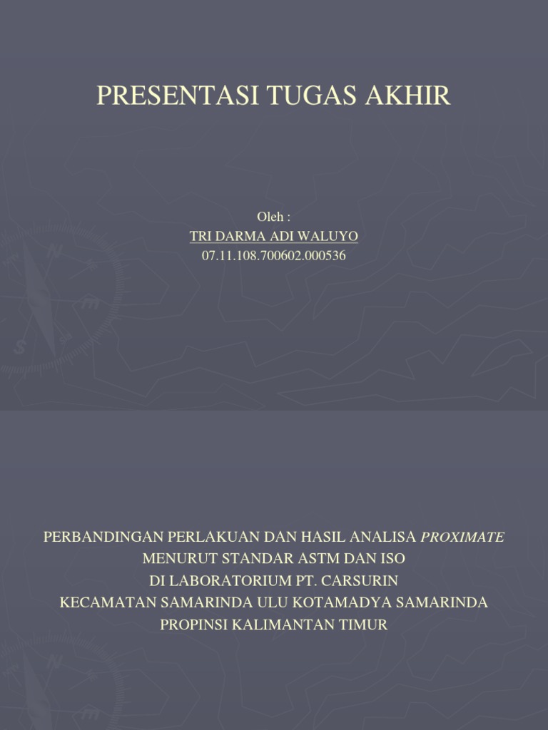 Analisis Proximate Batubara ASTM vs ISO | PDF | Sains & Matematika
