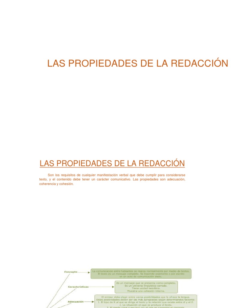 Propiedades de La Redacción | PDF