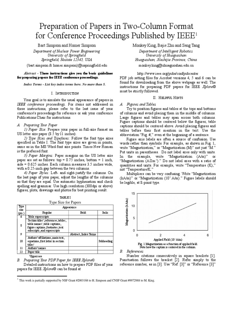 Ieee Conference Paper Template | PDF