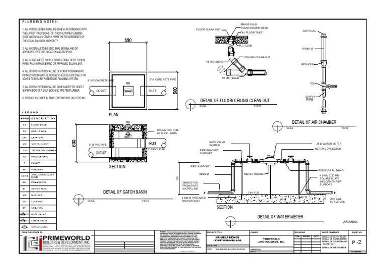 Detail of Floor/ Ceiling Clean Out: Plumbing Notes | PDF | Plumbing ...
