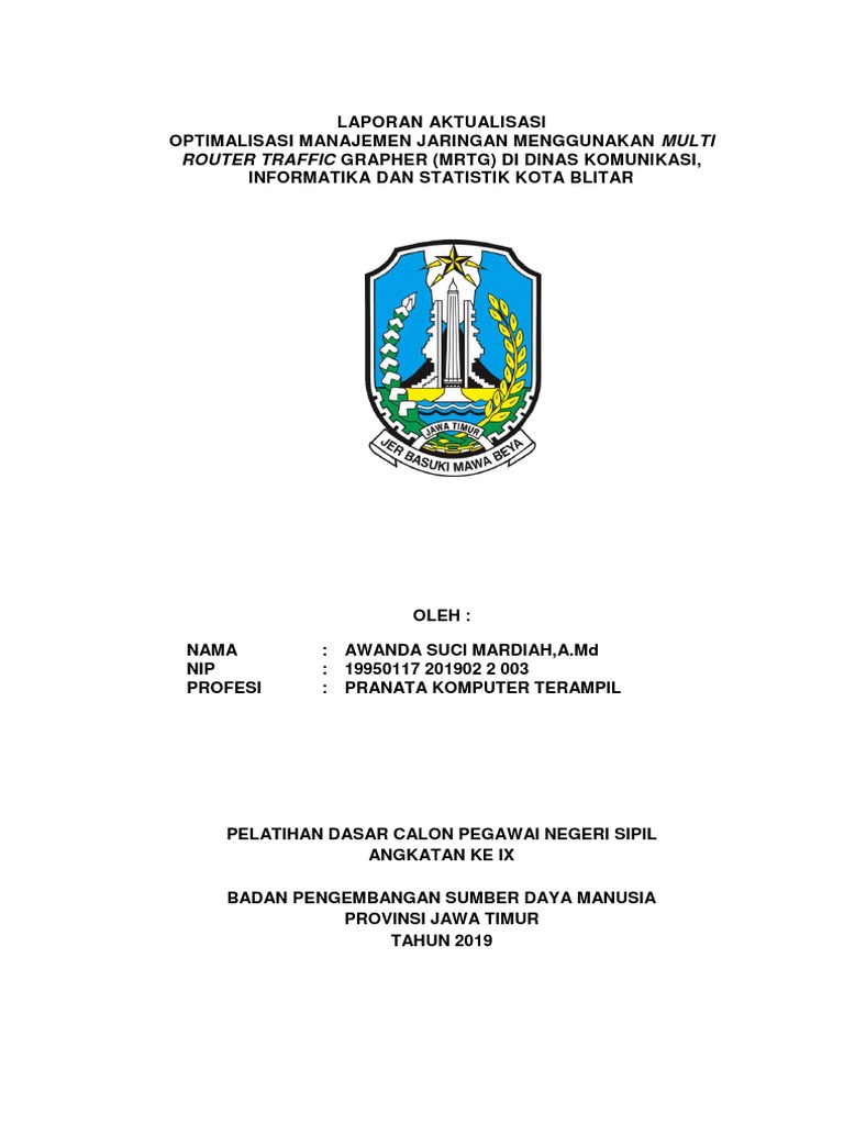 Optimalisasi Manajemen Jaringan Menggunakan Multi Router Traffic ...