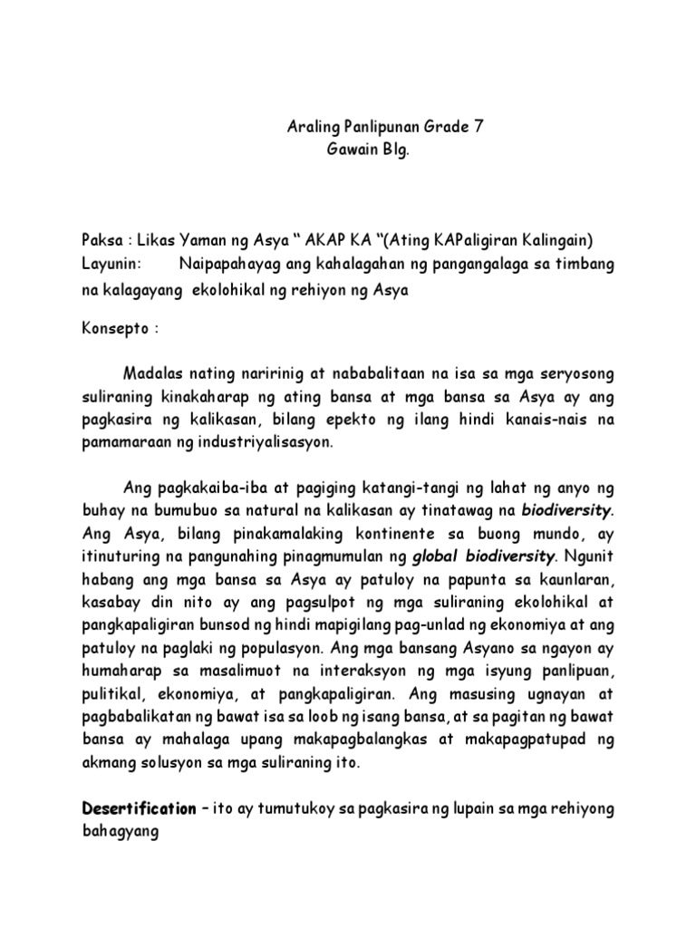 Grade7 Activities | PDF