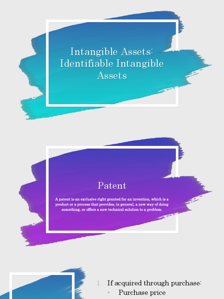 Review Intangible Assets Patent and Trademark | PDF | Lease | Patent