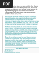 Contoh Makalah Docx | PDF