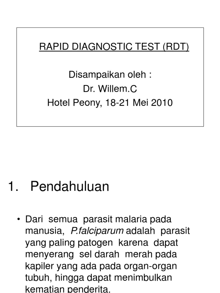 RDT 1 | PDF