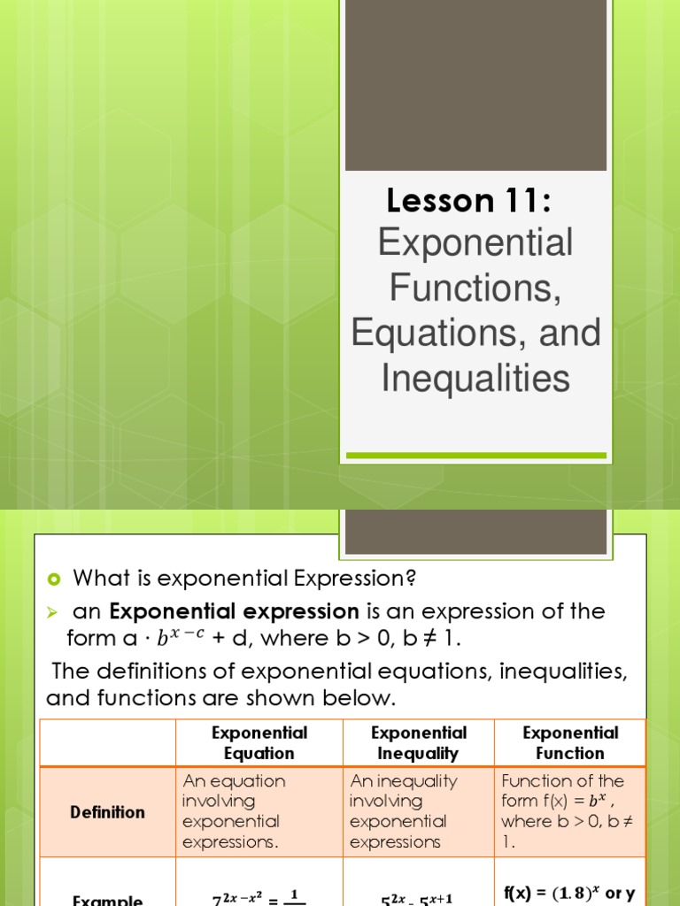 Chapter 4 Lesson 11 | PDF