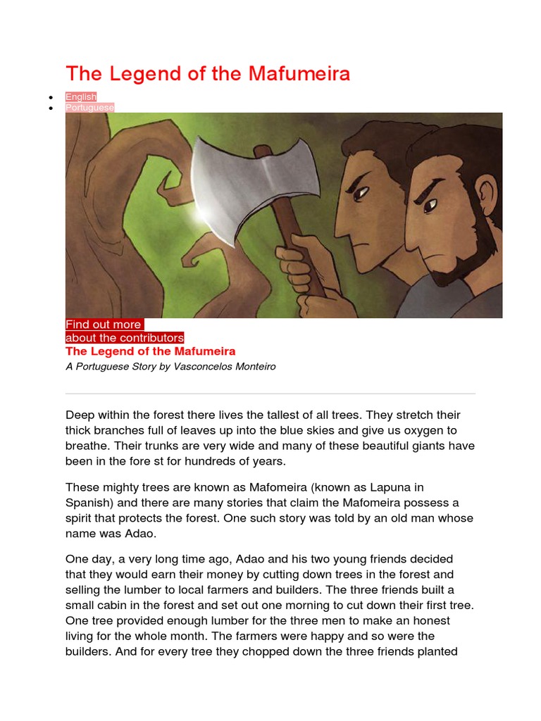 Forest Guardians: The Mafumeira Legend | PDF | Trees