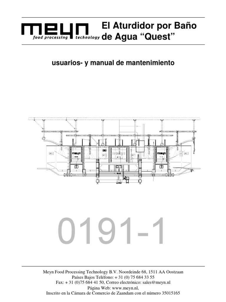 Manual Aturdidor Meyn | PDF | Aves | Acero
