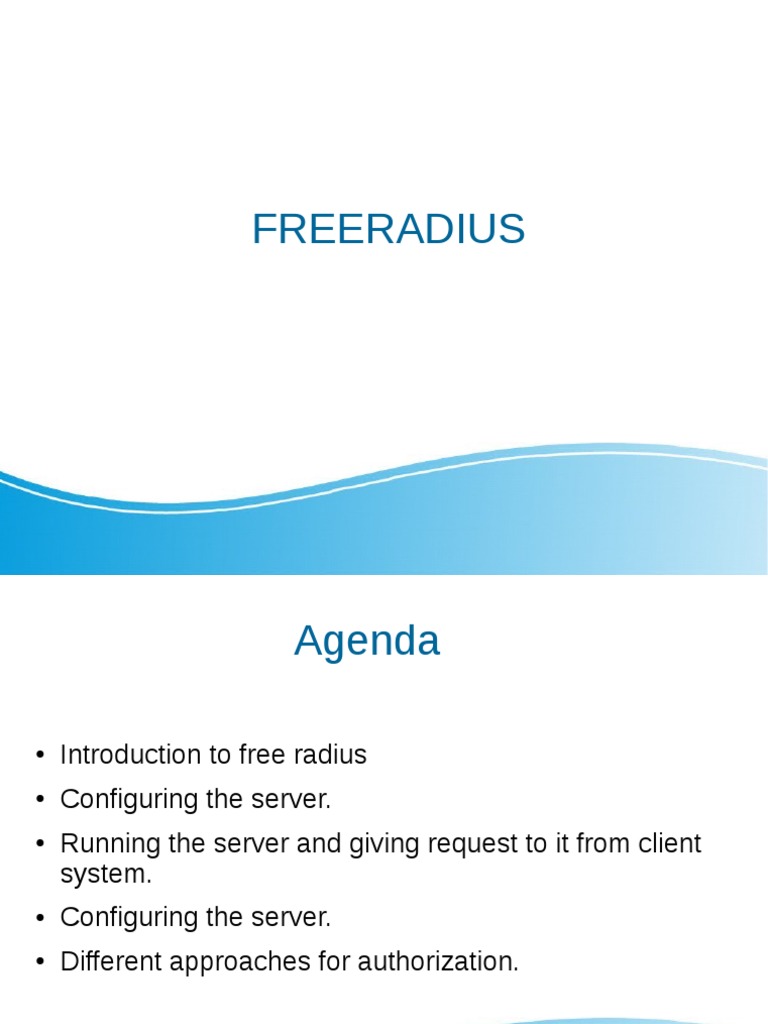 Freeradius | PDF | Radius | Communications Protocols
