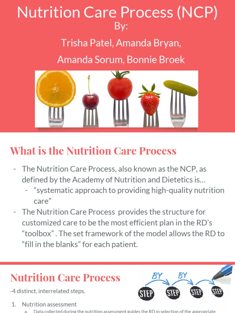 Nutrition Care Process Model Diagram