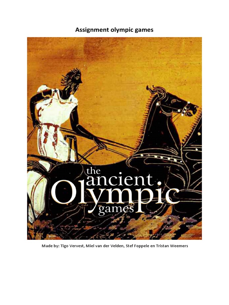 Assignment Olympics All | Download Free PDF | Olympic Games | Sports
