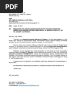 BFP Request Letter | PDF