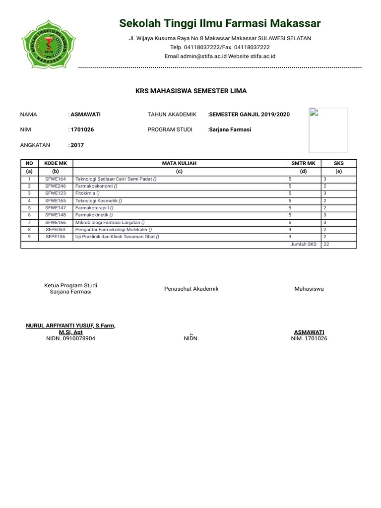 Stifa Makassar Asma Punya | PDF