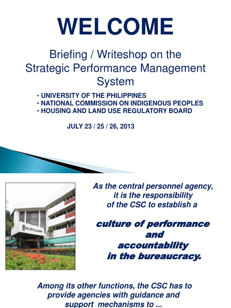 Spms CSC | PDF | Performance Management | Performance Appraisal