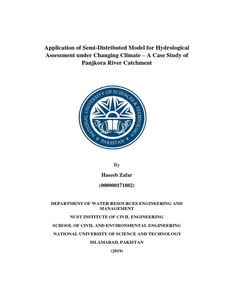Application of Semi-Distributed Model For Hydrological Assessment Under ...