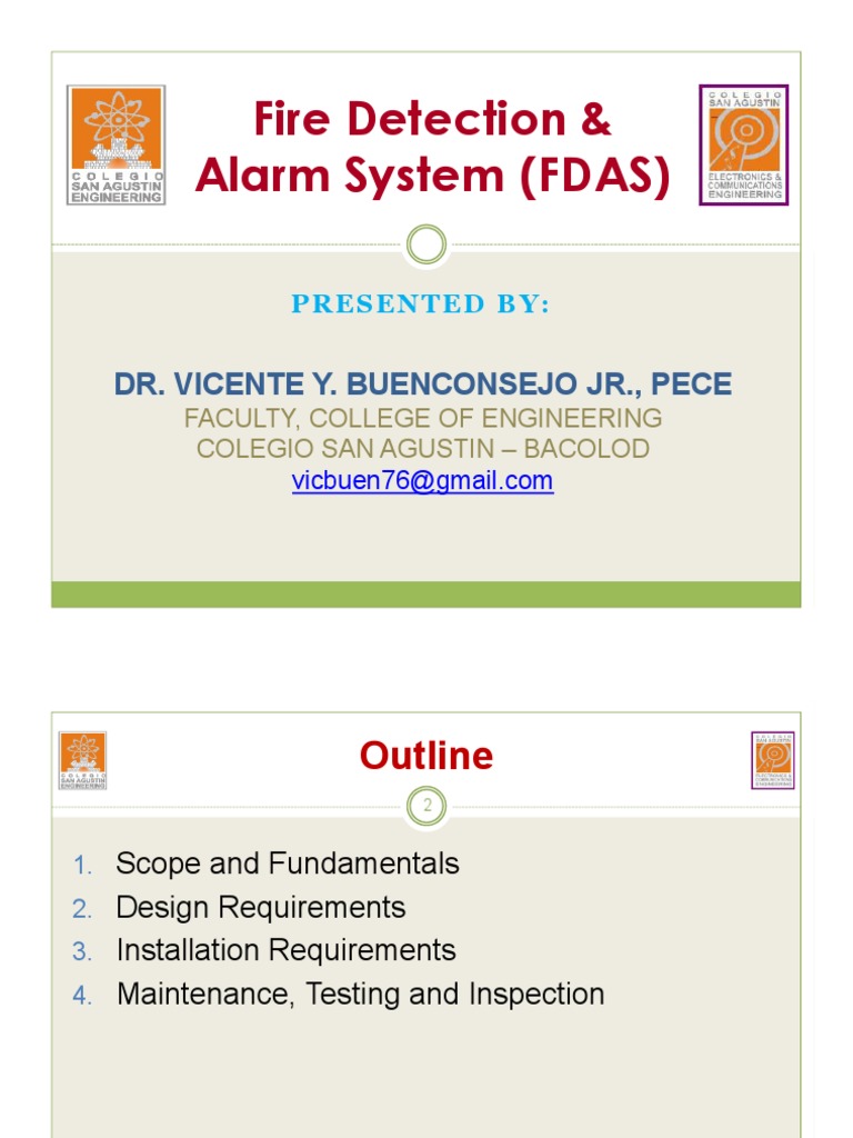 Fire Detection and Alarm System | PDF | Power Supply | Smoke