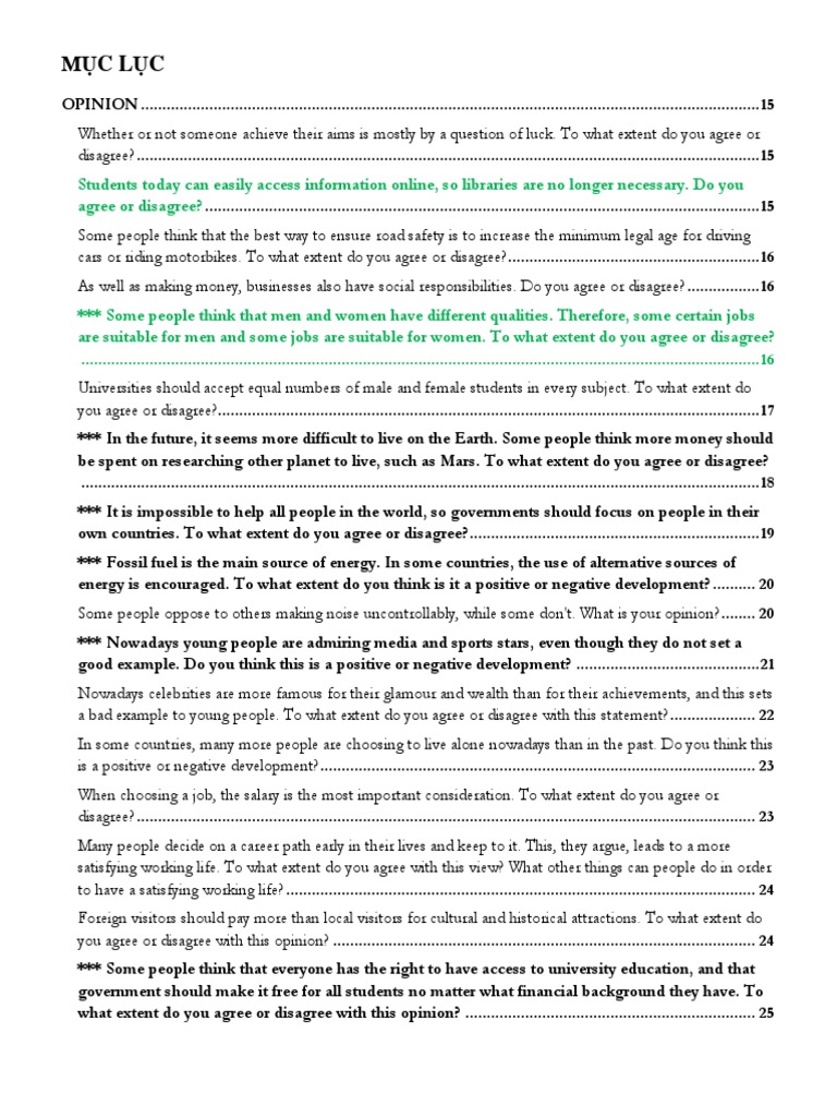 IELTS Task 2 Writing | PDF | Egalitarianism | Reason