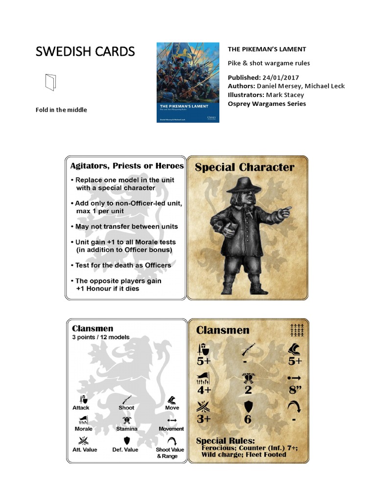 PL - Swedish Cards | PDF