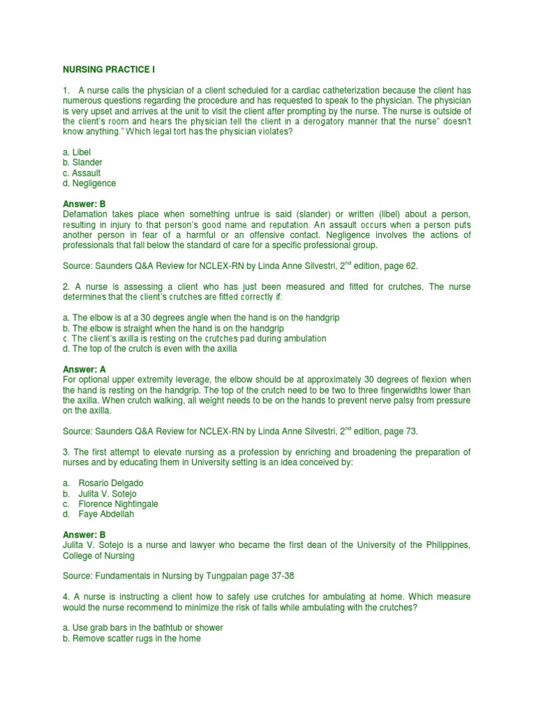 Nursing Practice I | PDF | Injection (Medicine) | Defamation