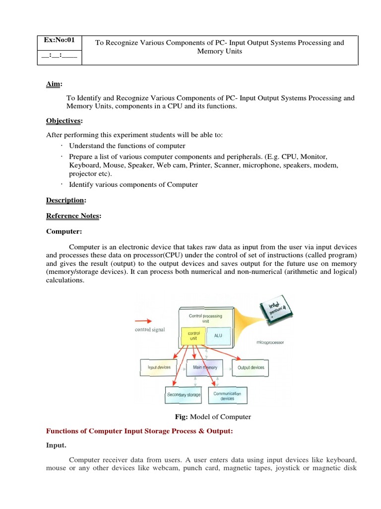 Coa Lab Manual | PDF | Computer Data Storage | Central Processing Unit Coa Lab Manual | PDF | Computer Data Storage | Central Processing Unit