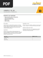 Klueber Microlube Gl 261 Special Lubricating Grease Datasheet | PDF ...