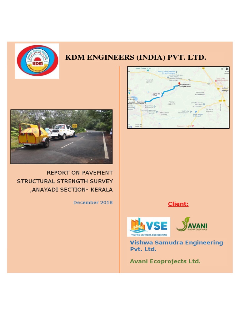 FWD Kerala Anayadi Report | PDF | Young's Modulus | Road Surface