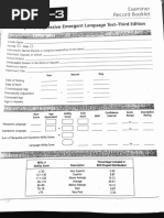 CELF 5 Pragmatics Profile | PDF