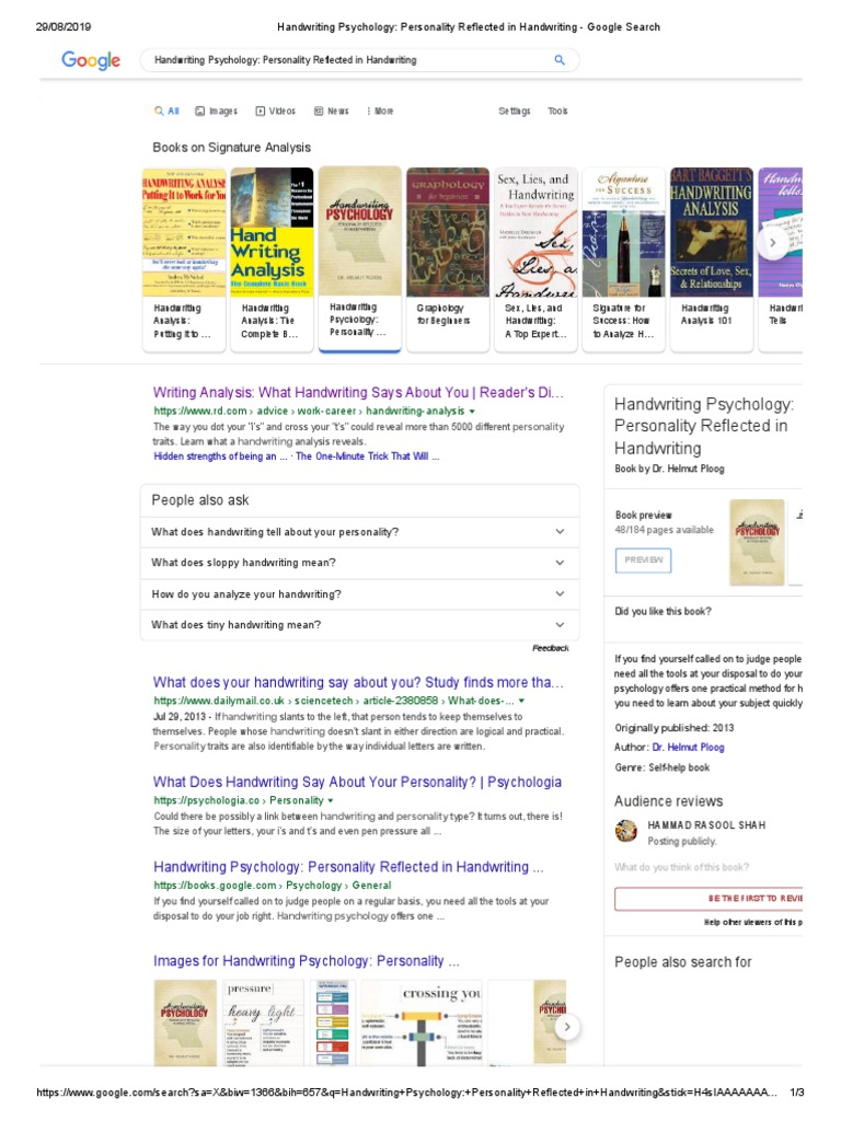 Handwriting's Link to Personality Traits | PDF | Graphology | Psychology