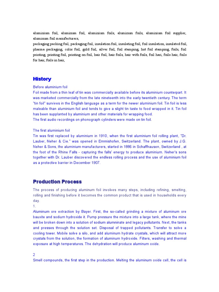 History History History History: Production Production Production ...