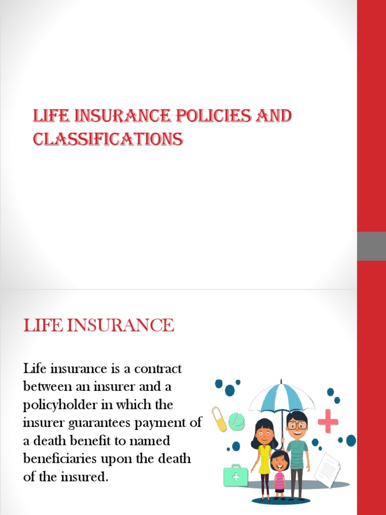 Life Insurance Policies and Classifications 2 | PDF | Life Insurance ...