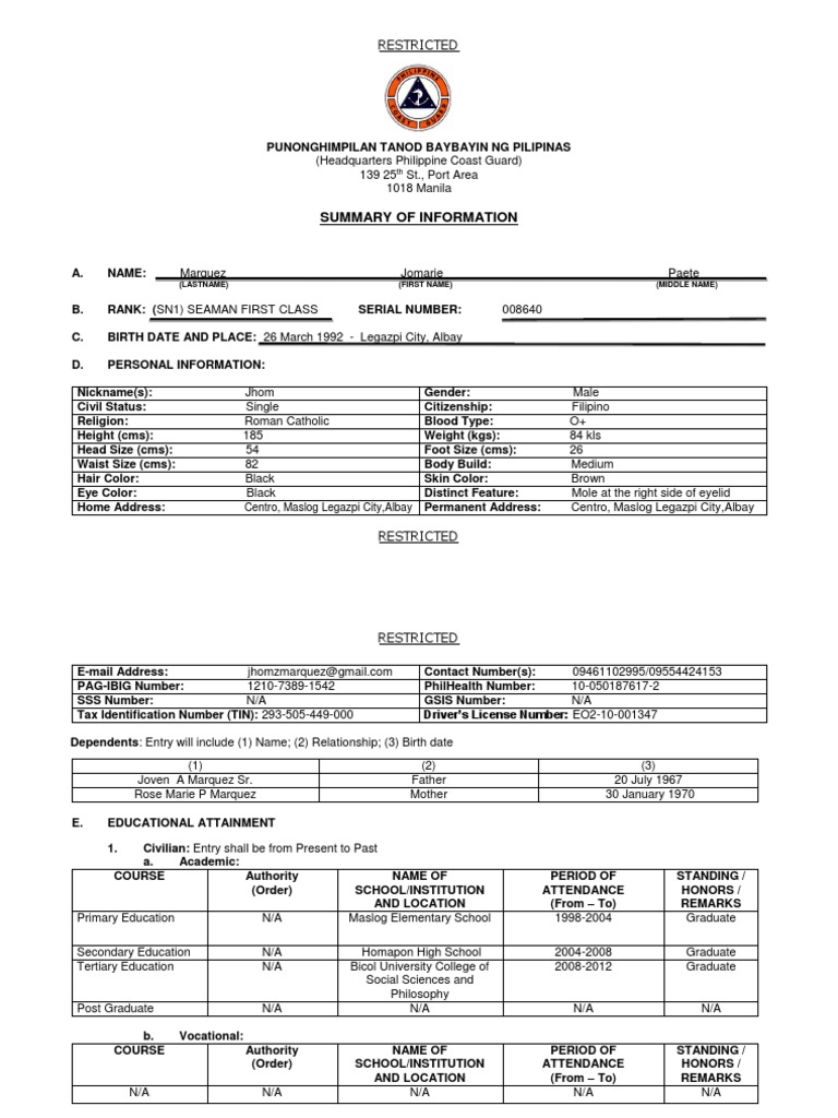 Sn1 Marquez PCG Soi | PDF | Secondary Education | Learning